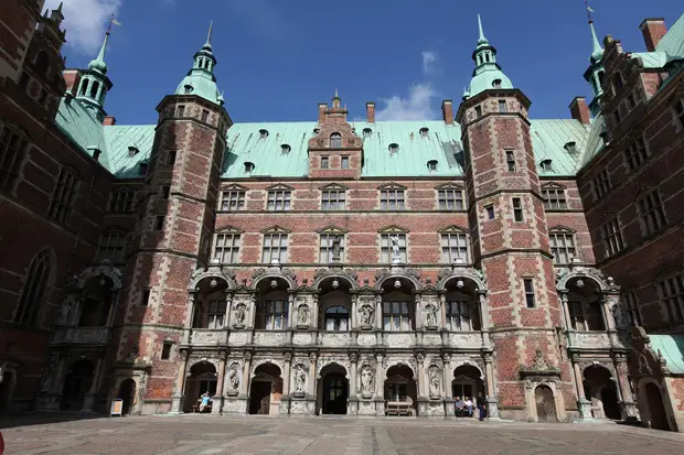 Frederiksborg qalası. Danimarka.