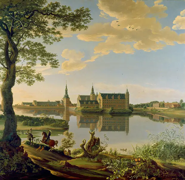 Frederiksborg-kasteel. Denemarken.