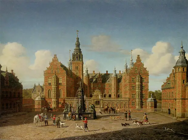 ប្រាសាទ Frederiksborg ។ ដាណឺម៉ាក។