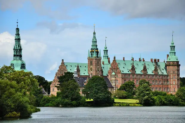 Chinyumba cha Frederiksborg. Denmark.