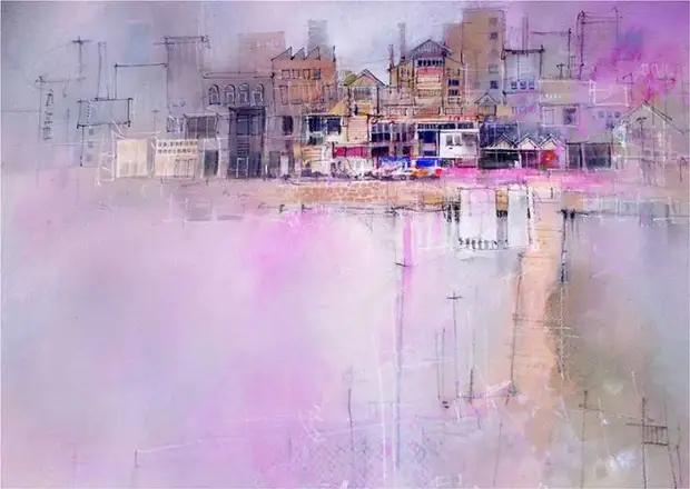 Wonderful landscapes in watercolors by John Lovett