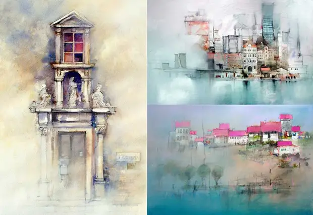 Wonderful landscapes in watercolors by John Lovett