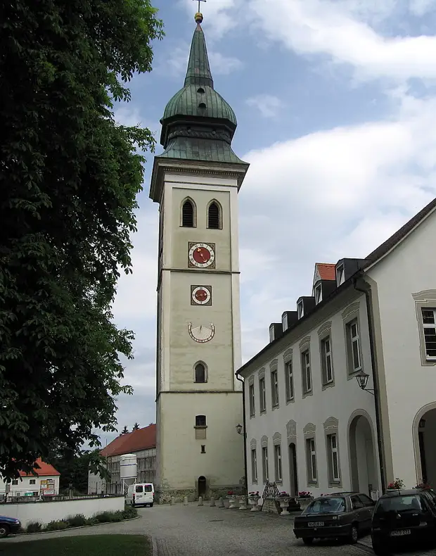 Klosterkirken i Rottenbuch. Tyskland.