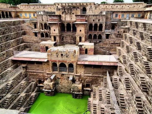 Chand Baori ကောင်းပြီ။ အိန္ဒိယ။