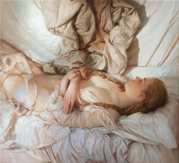 Raffinati dipinti realistici di Sergei Marshennikov