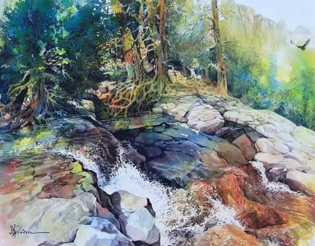 pintures de l'artista Lian Quan Zhen (Lian Quan Zhen) - 16