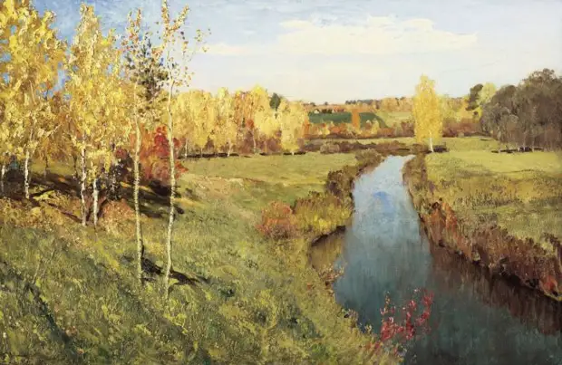 Levitan - kuldne sügis. 1895