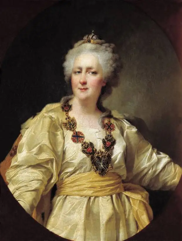 Lewitskiý - Empress Katrin II-iň portreti. 1794