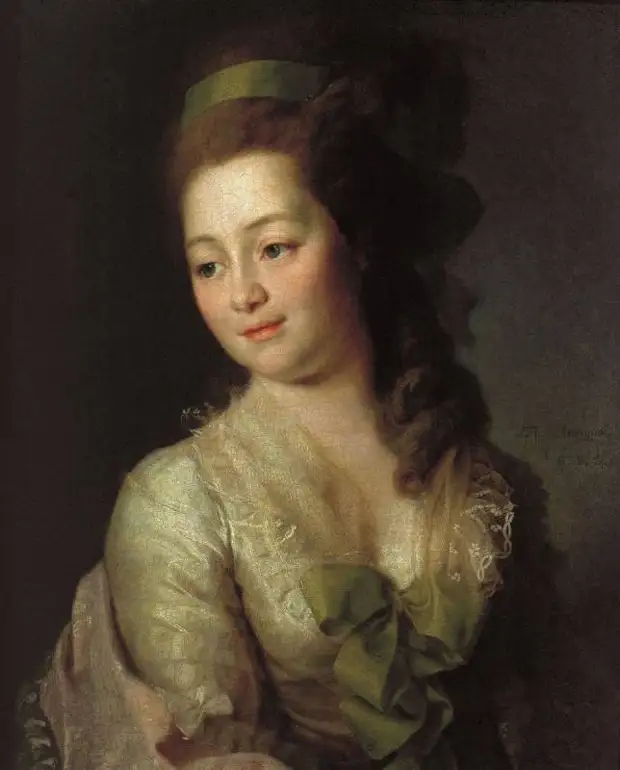 Levitsky - Larawan ng Maria Alekseevna Dyakova. 1778