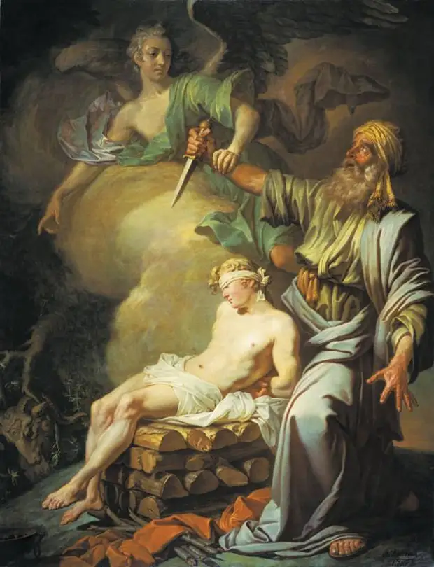 Losenko - Abraham sacrifices his son