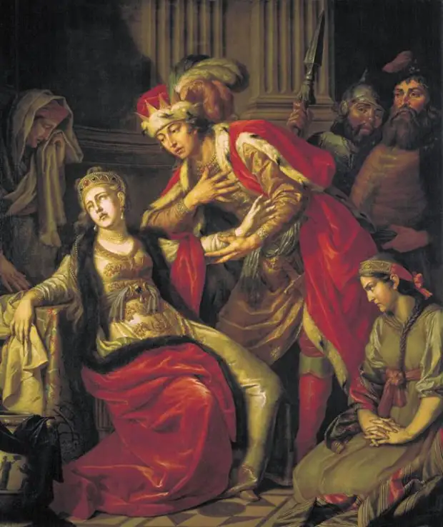 Losenko - Vladimir and Rogneda. 1770