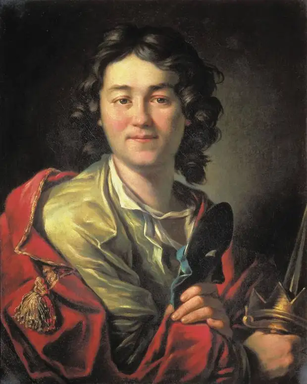 Losenko - Portrait of the actor Fyodor Volkov