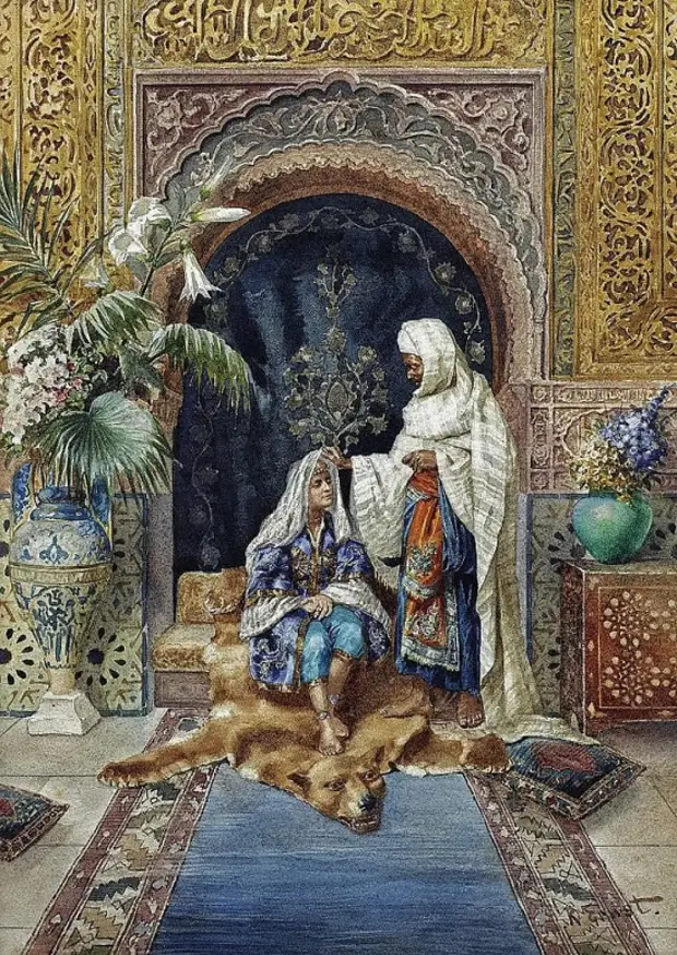 rəssam Rudolf Ernst (Rudolf Ernst) rəsm əsərləri - 11