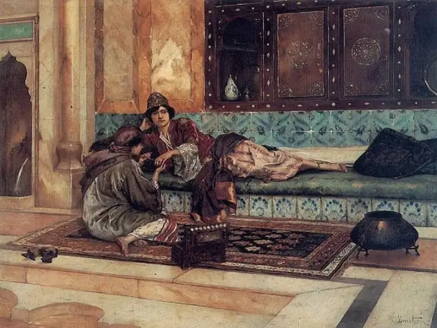 rəssam Rudolf Ernst (Rudolf Ernst) rəsm əsərləri - 13