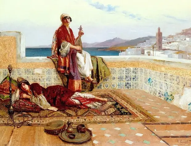 rəssam Rudolf Ernst (Rudolf Ernst) rəsm əsərləri - 02