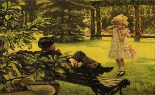 Tēvocis Freds, Autors: Tissot, Jacques Joseph (Jacques Joseph Tissot) Tissot, Jacques Joseph (Painting on Gallerix.ru)