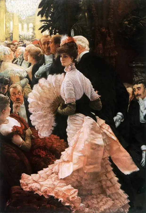 The Political Lady, Auteur: Tissot, Jacques Joseph (Jacques Joseph Tissot) Tissot, Jacques Joseph (Painting on Gallerix.ru)