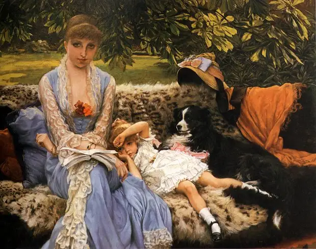 მშვიდი, ავტორი: Tissot, Jacques Joseph (Jacques Joseph Tissot) Tissot, Jacques Joseph (ფერწერა Gallerix.ru- ზე)