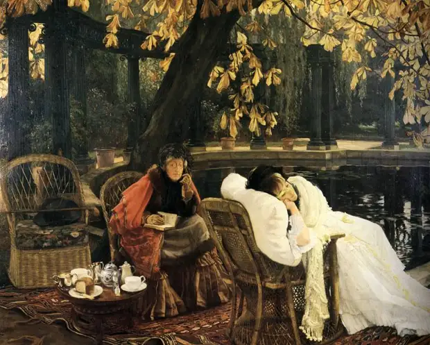 Un convalescente, Autore: Tissot, Jacques Joseph (Jacques Joseph Tissot) Tissot, Jacques Joseph (Pittura su Gallerix.ru)