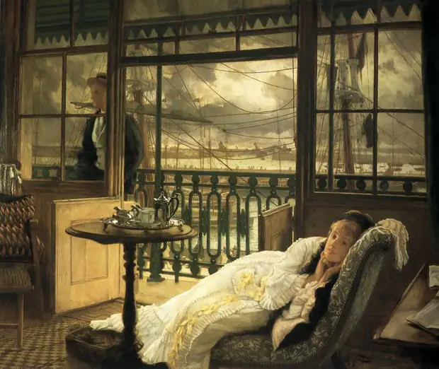 A Passing Storm, Auteur: Tissot, Jacques Joseph (Jacques Joseph Tissot) Tissot, Jacques Joseph (Painting on Gallerix.ru)