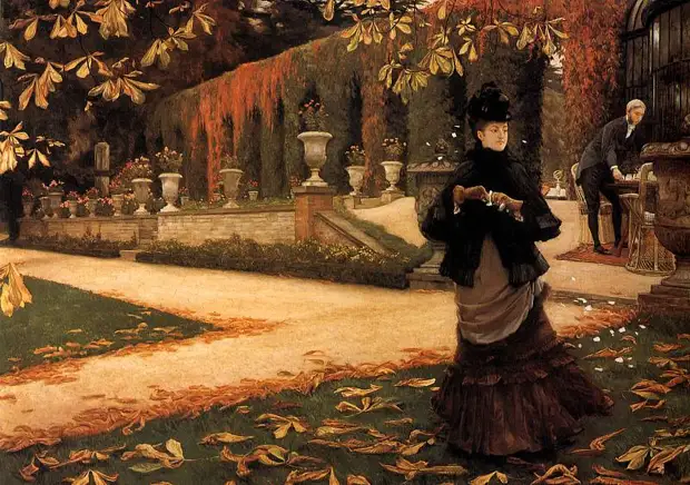 Məktub, Müəllif: Tissot, Jacques Joseph (Jacques Joseph Tissot) Tissot, Jacques Joseph (Gallerix.ru saytında rəsm)