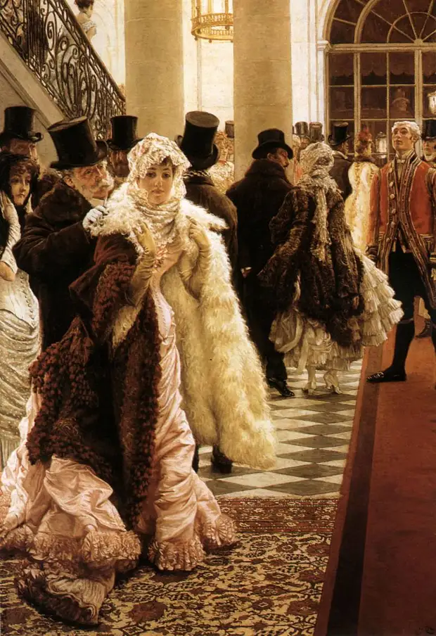 A Mulher da Moda, Autor: Tissot, Jacques Joseph (Jacques Joseph Tissot) Tissot, Jacques Joseph (Pintura em Gallerix.ru)