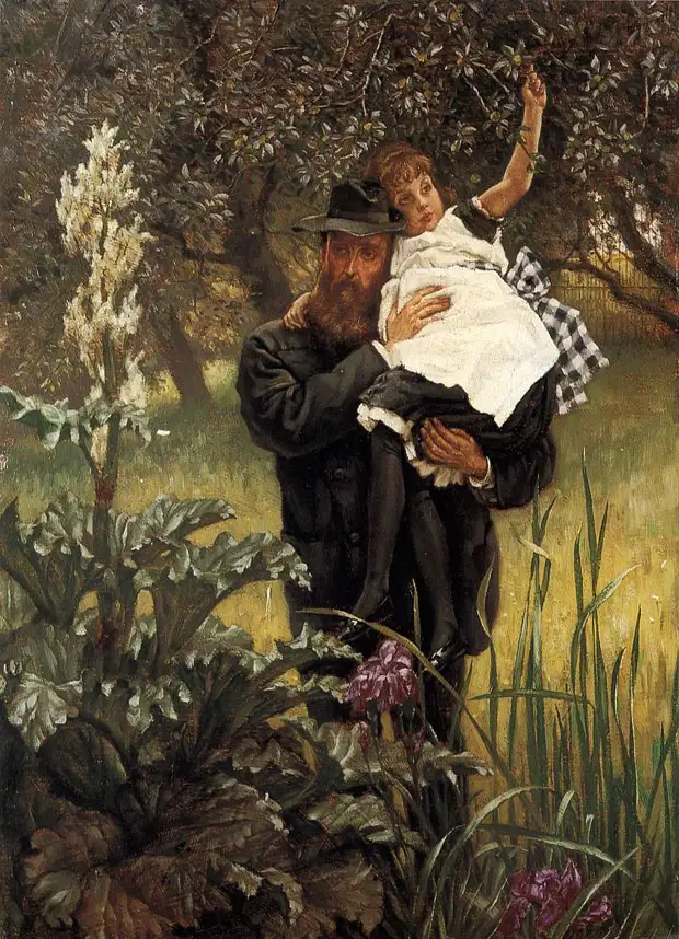 The Widower, Author: Tissot, Jacques Joseph (Jacques Joseph Tissot) Tissot, Jacques Joseph (Painting on Gallerix.ru)