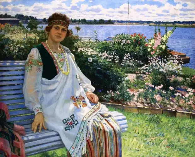 Artista Nikolay Bogdanov - Belsky (1868-1944). Imaxes da vida rusa