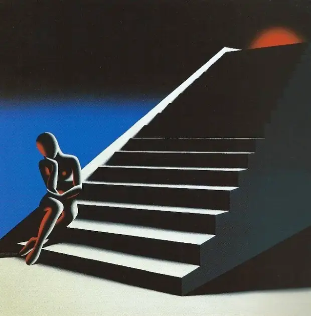 يۈزسىز رەسىملەر. Mark Kostabi