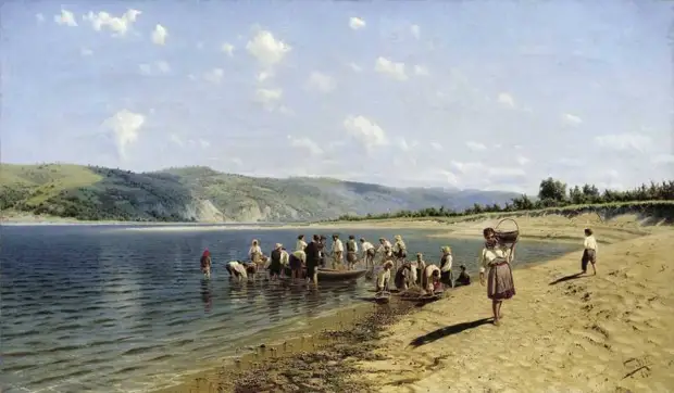 Sergejev - Tonya na Dněpru. 1889