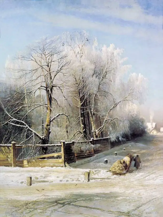 Savrasov - lanskap Mangsa. 1873