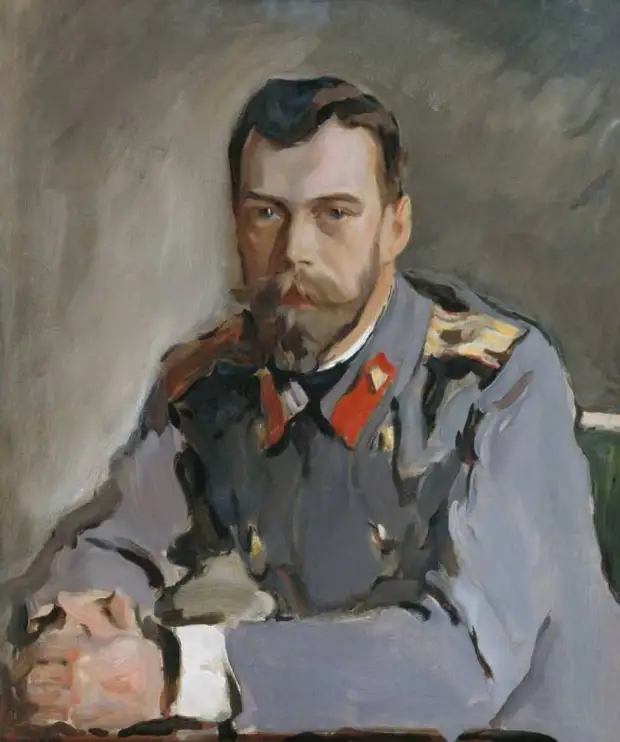 Serov - Portrait vum Nikolaus II. 1900