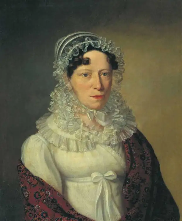 Smirnovsky - Portrait d'une femme. 1819