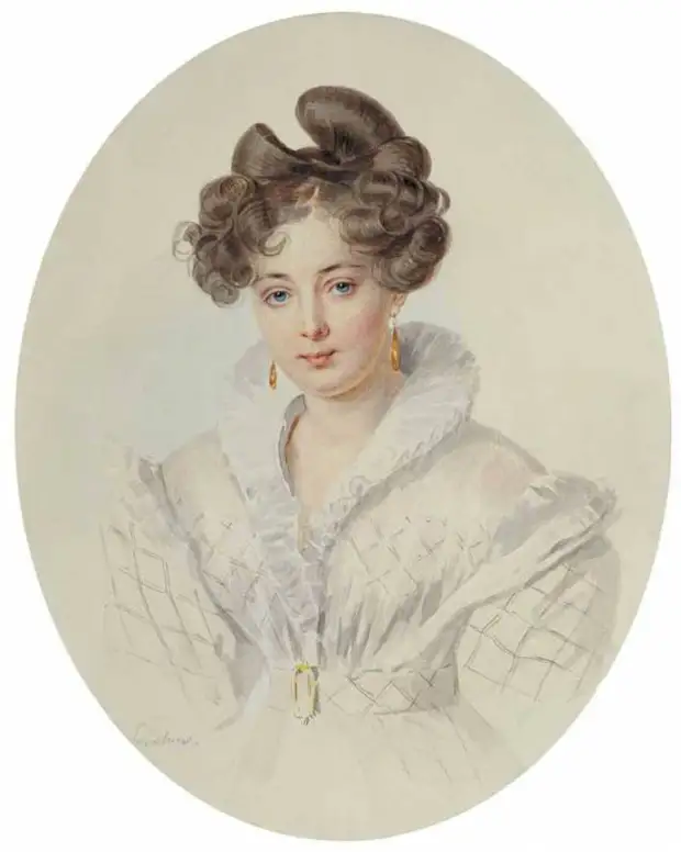 Sokolov - Portrét S.A. Urusova. 1827