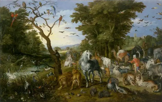 Allegory in the painting of the old masters of the Flemish school.