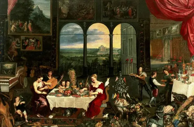 Allegory i le atavali o matai tuai o le aʻoga Flemish.