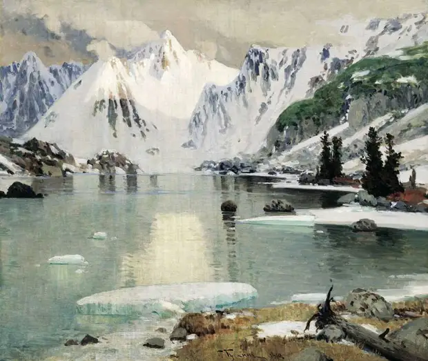 Gurkin Grigory (1872-1937). Mountain Spirit Lake