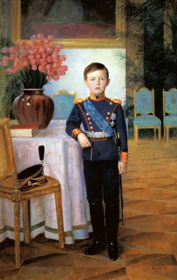 Egornov Sergey (1860-1920). Tsarevitsj Aleksey