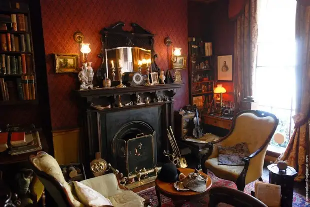 Sherlock Holmes Museum yn Londen.