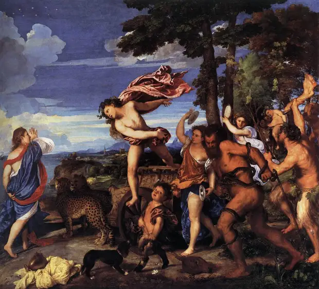 Bacchus र Ariadne