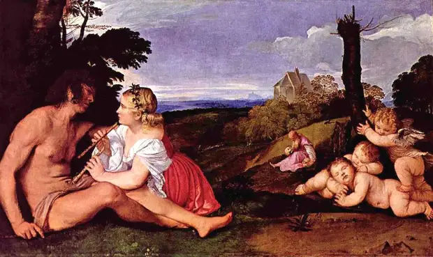 titiaan. Allegorie der eeuwen