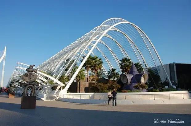 Thành phố Nghệ thuật và Khoa học ở Valencia.