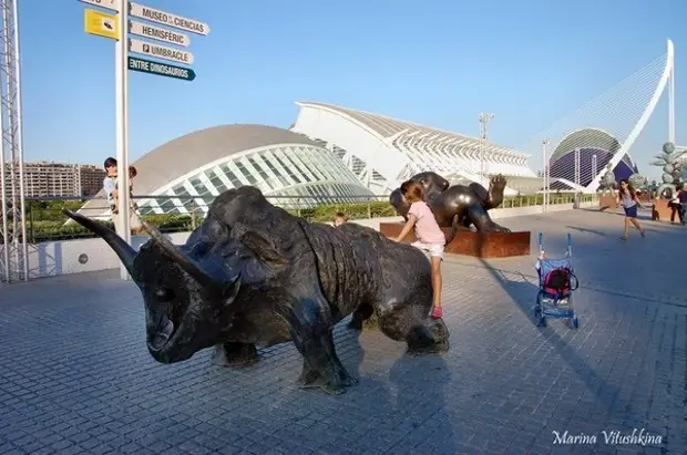 Stad för konst och vetenskap i Valencia.