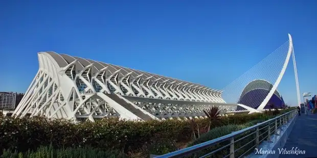 Stad för konst och vetenskap i Valencia.