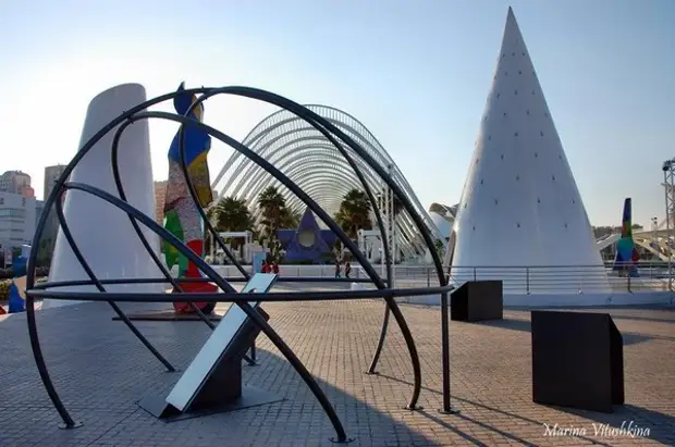 Stad för konst och vetenskap i Valencia.