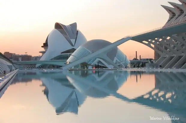 Cidade das Artes e Ciências de Valência.