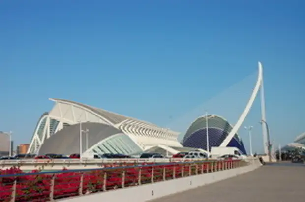 Cidade das Artes e Ciências de Valência.