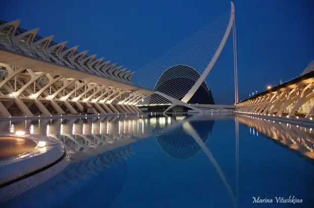 Cidade das Artes e Ciências de Valência.