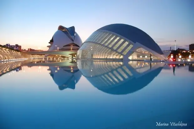 Cidade das Artes e Ciências de Valência.