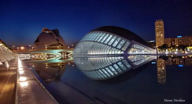 Cidade das Artes e Ciências de Valência.